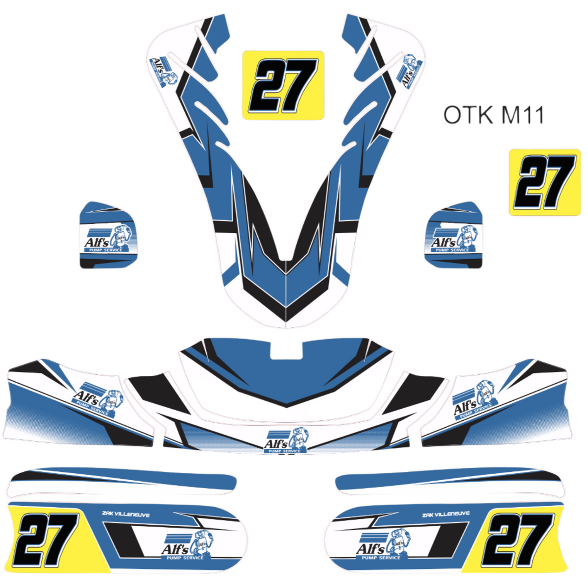Custom Kart Sticker Kit – Point Karting