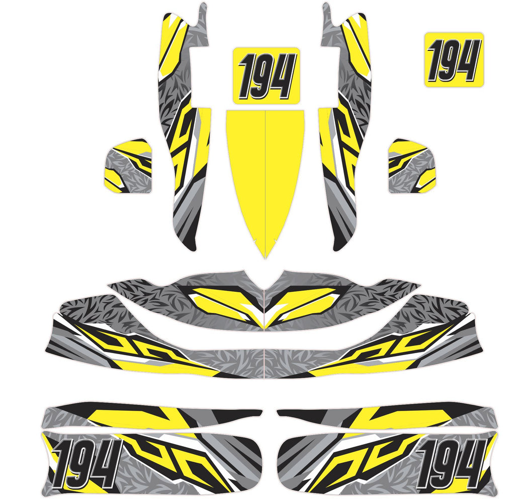 Custom Kart Sticker Kit – Point Karting
