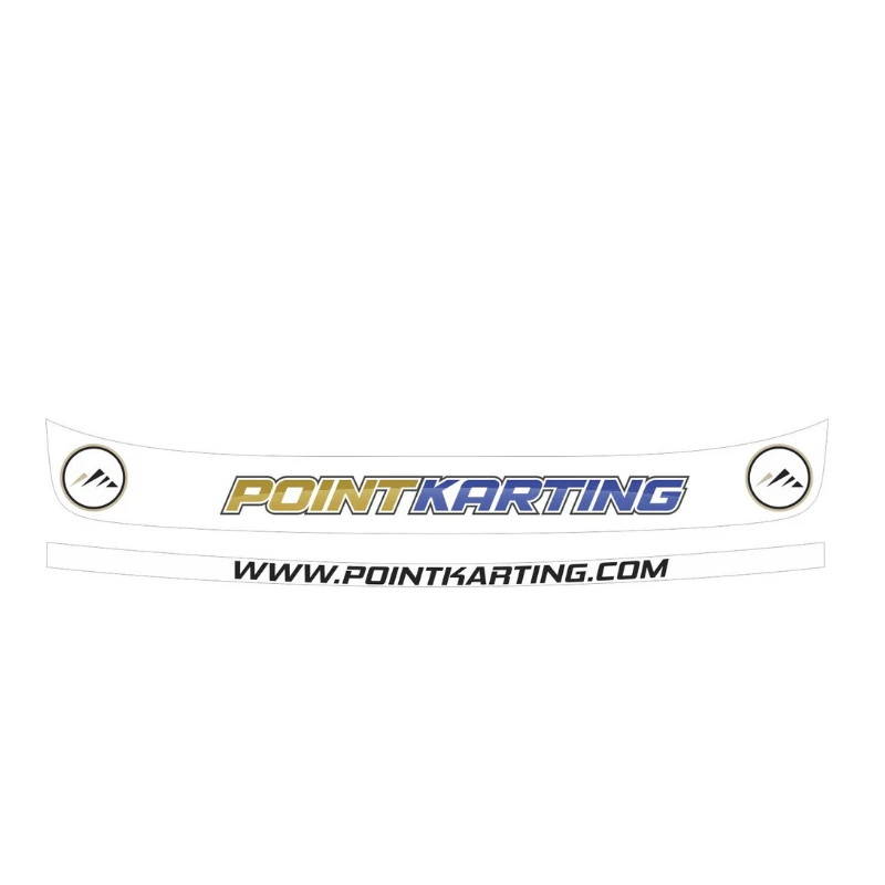 Point Karting Helmet Visor Strip Kit | Go Kart Helmet Graphics