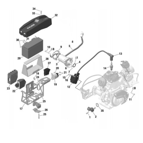 17 | Battery Box | Rotax Evo Ignition System | Point Karting
